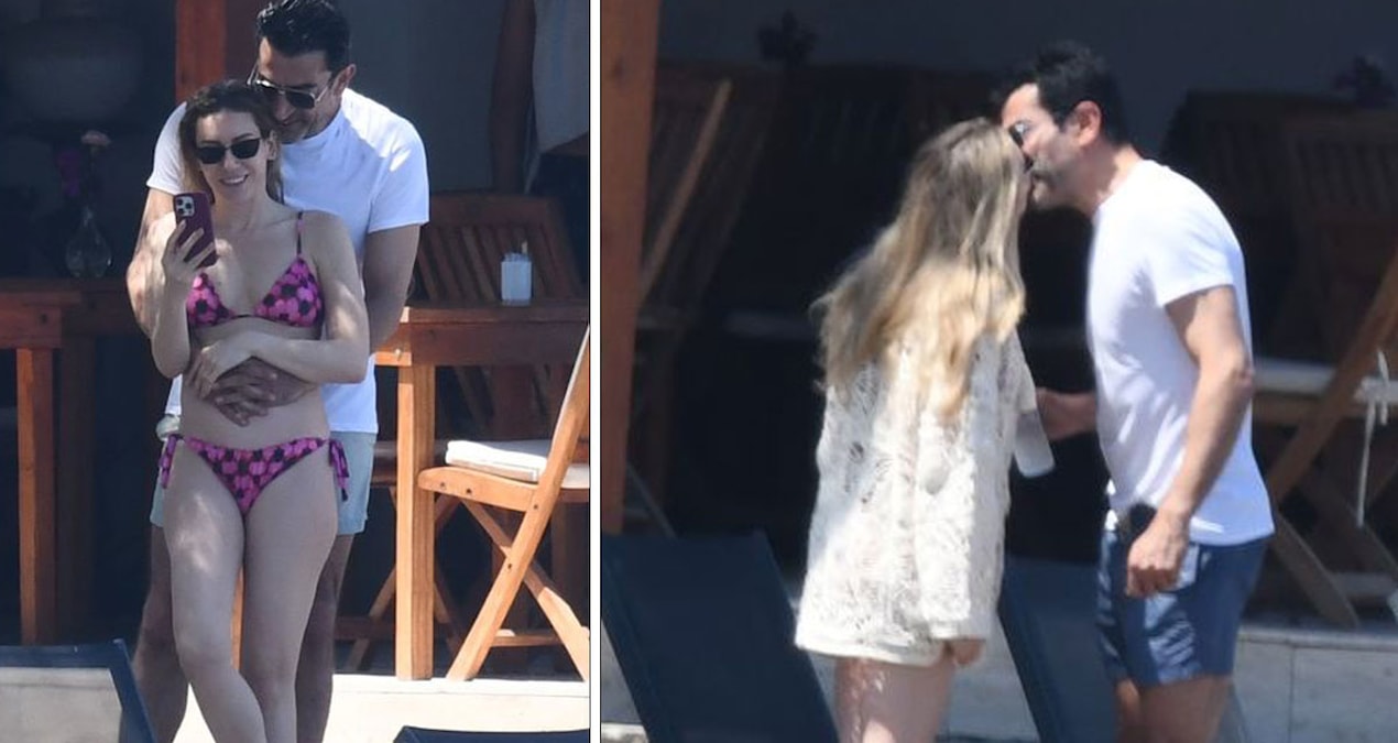 Bodrum sahilinde romantik dakikalar: Kenan İmirzalıoğlu ile Sinem Kobal ...